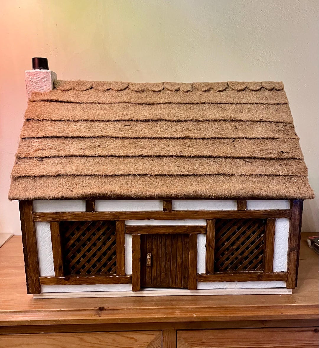Thatched Tudor Cottage, Fairy House, Model Thatched House - Etsy
