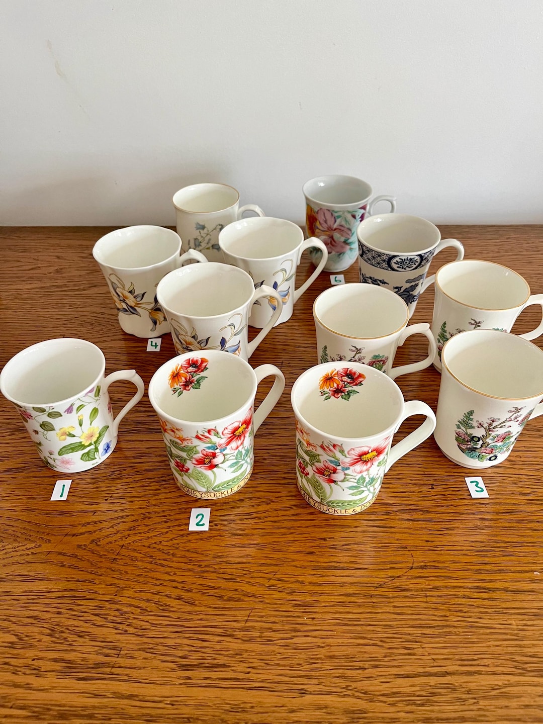 Large Collection of Vintage Mugs - Etsy