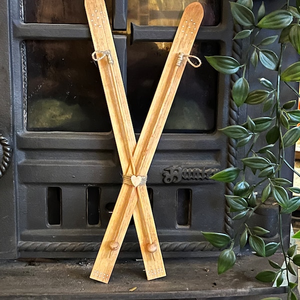 Wooden Skis - Etsy