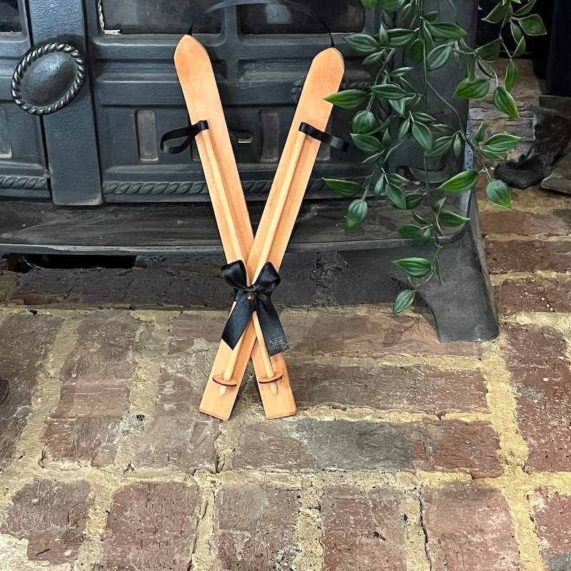 Wooden Skis - Etsy