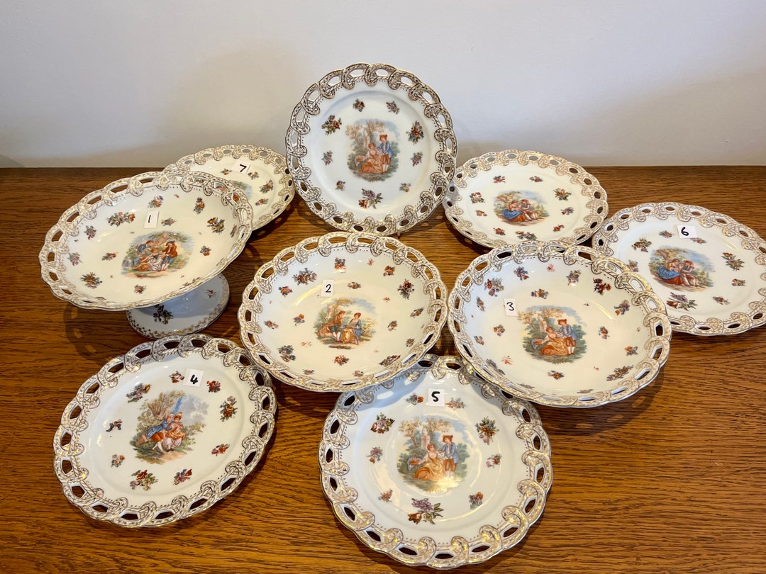 Stunning Vintage Cake Plates - Etsy
