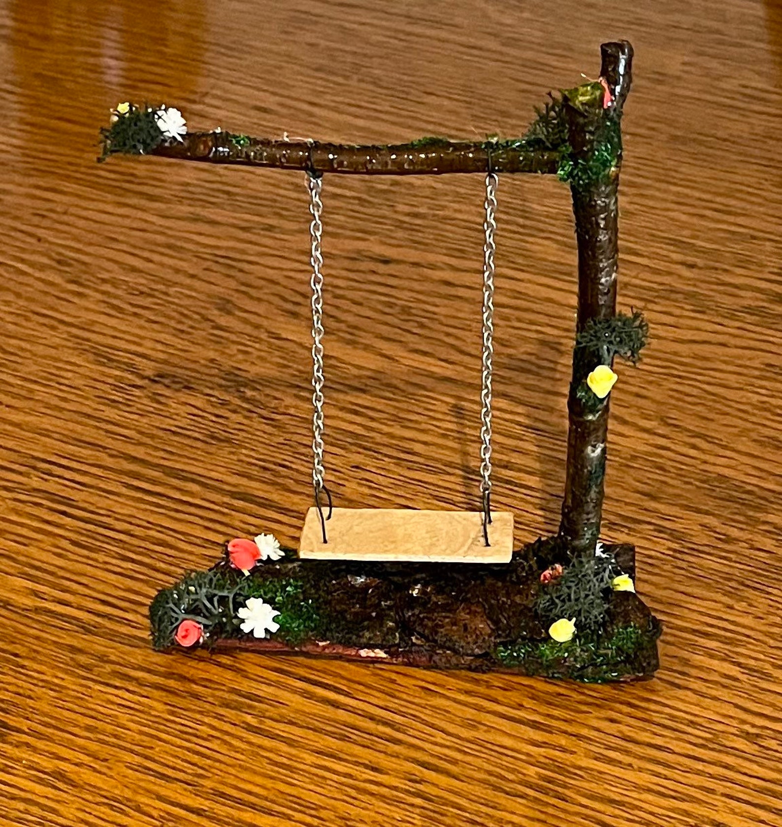 Handmade Fairy Swing for Your Fairy Garden | Etsy UK