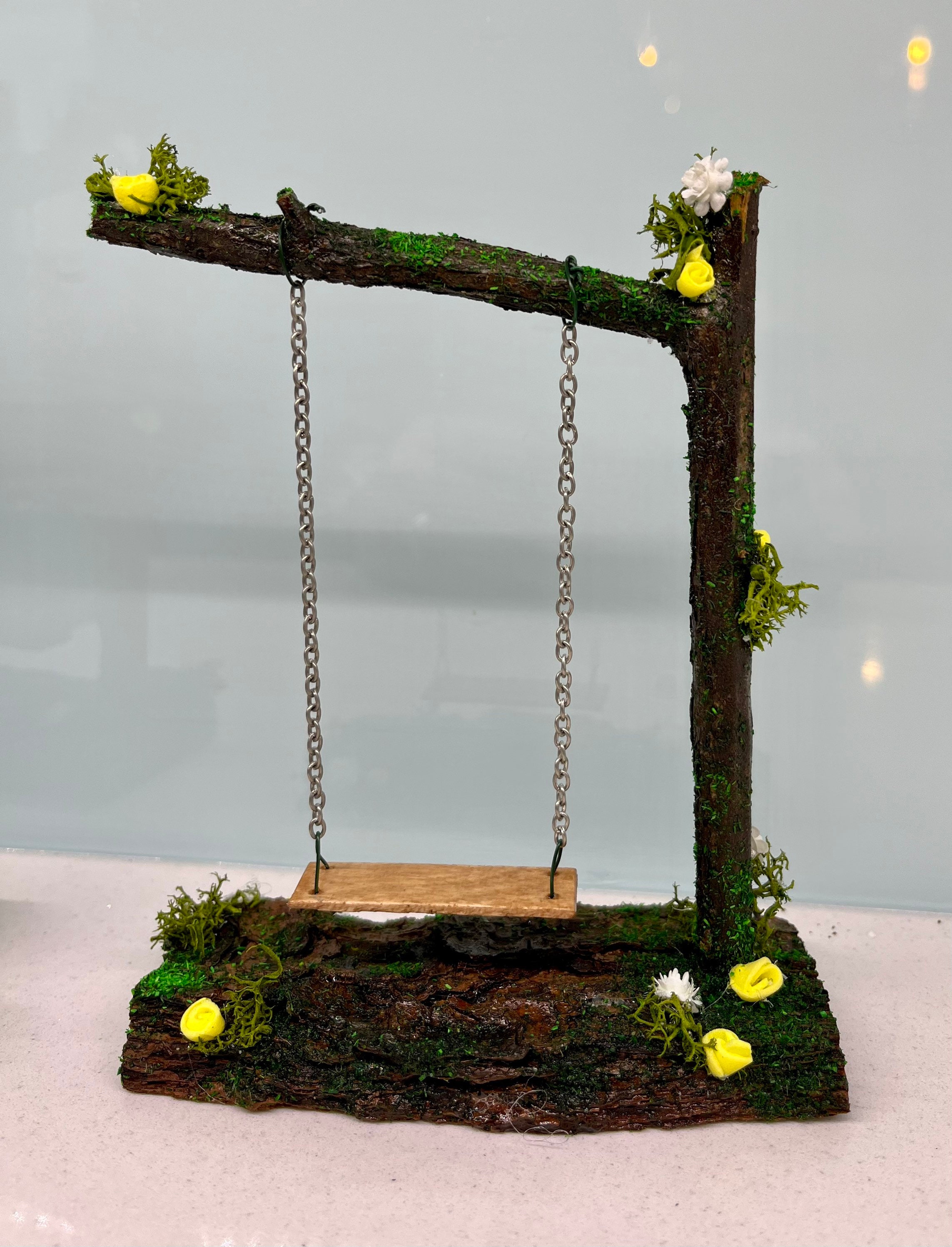 Handmade Fairy Swing for Your Fairy Garden Plus a Free Fairy - Etsy UK