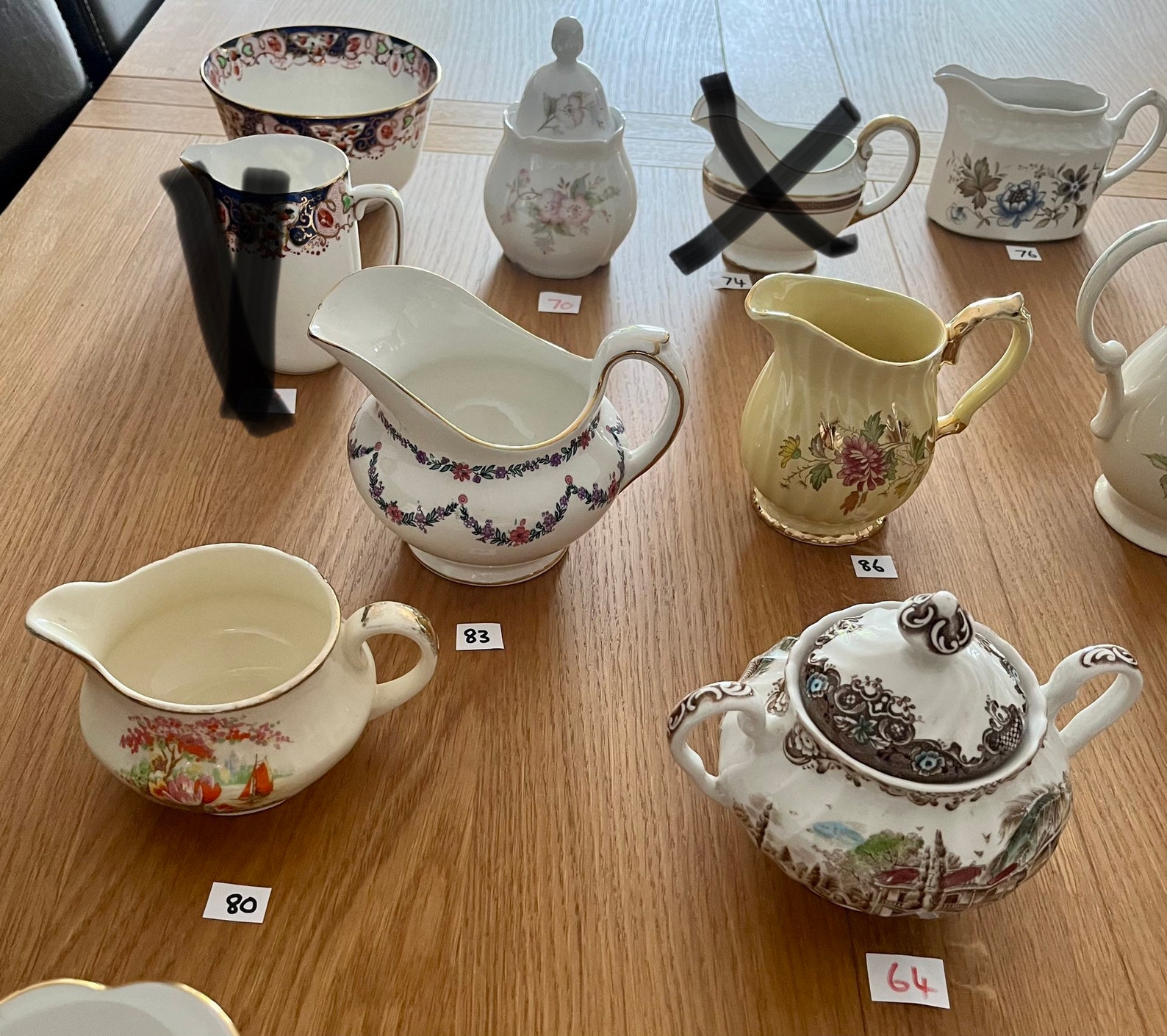 Large Collection of Vintage Milk Jugs and Sugar Bowls - Etsy