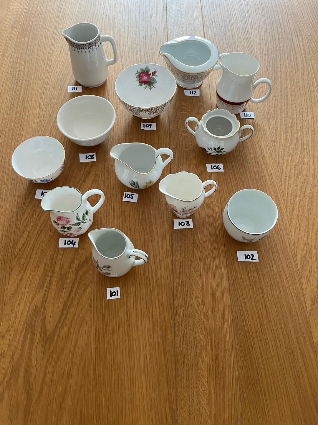 Large Collection of Vintage Milk Jugs and Sugar Bowls - Etsy