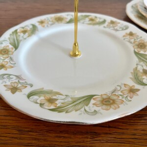 Tea for Two Stunning Vintage 3 Tier Cake Stand for Afternoon Tea, Cream ...