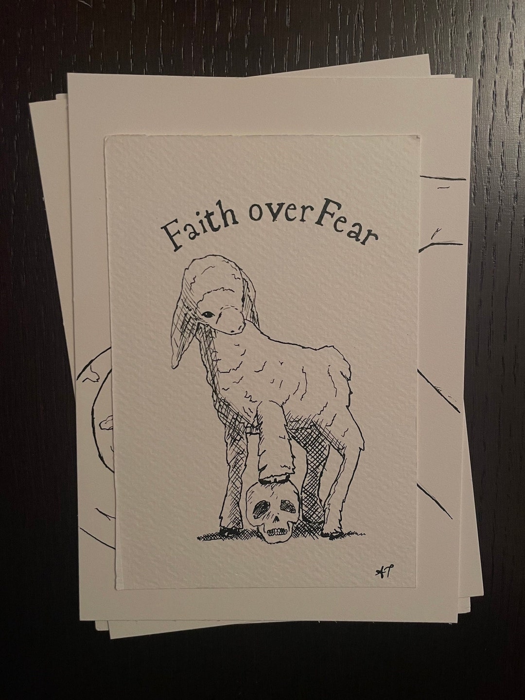 Faith Over Fear Art Print - Etsy