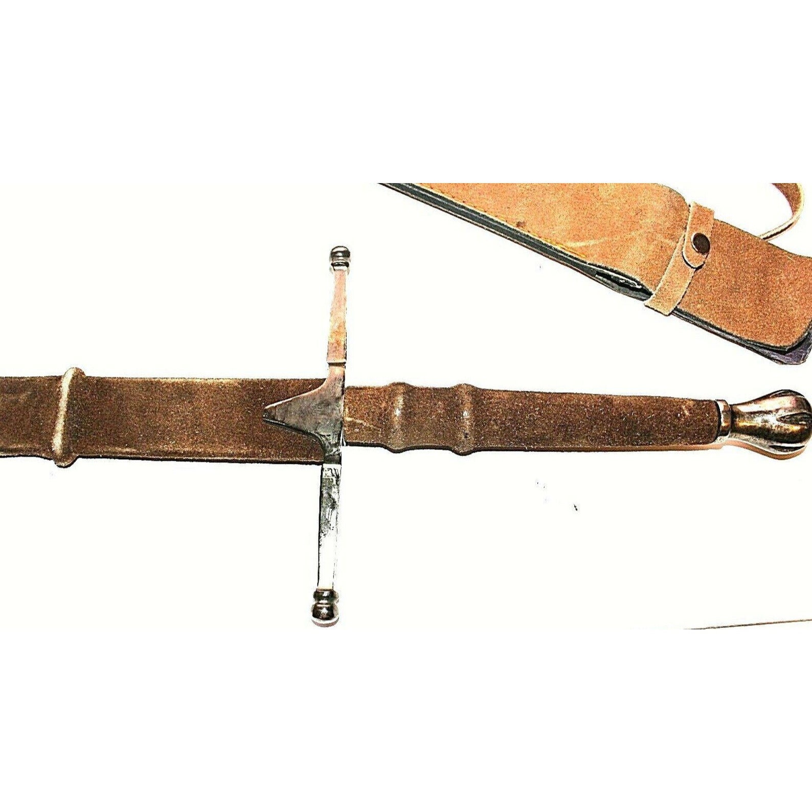 Full Size Sharp Leather Handle Broad Sword Made in Pakistan - Etsy