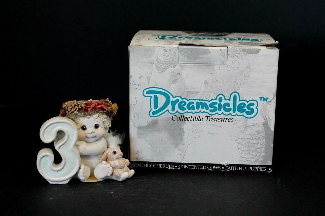 Vintage 1996 Dreamsicles Collectible Figurines Signature third Birthday ...