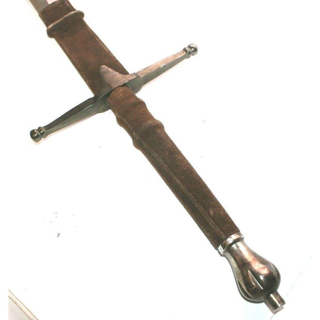 Full Size Sharp Leather Handle Broad Sword Made in Pakistan - Etsy