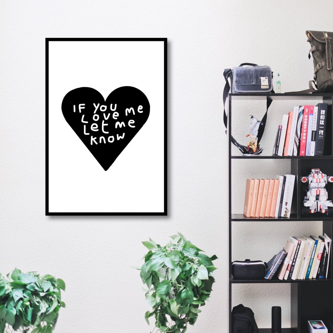 Show Me Print // Love // Wall Art // Hone Decor // Frame // Valentine's ...