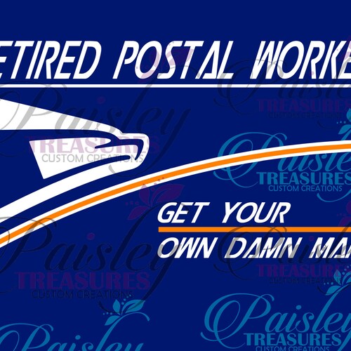 Retired Postal Worker Goodbye Tension Hello Pension Svg - Etsy