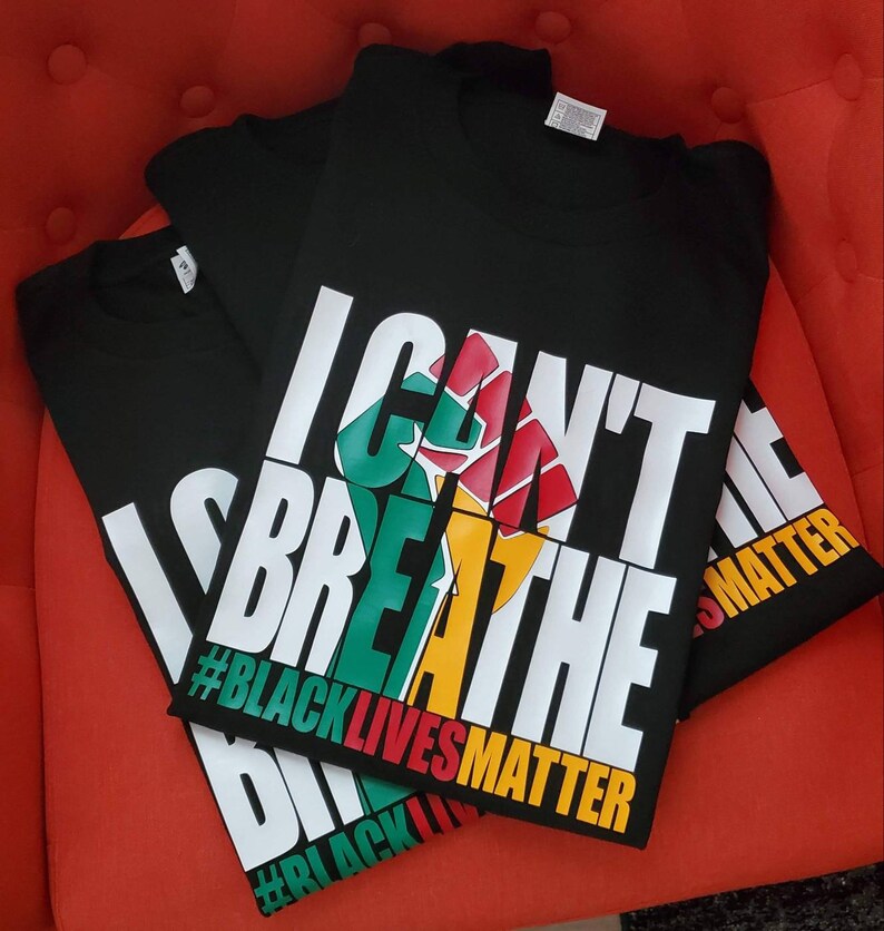 Black Lives Matter I Can't Breathe Svg - Etsy