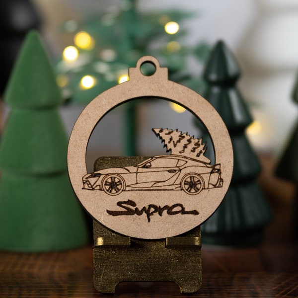 Toyota Supra Christmas Ornament - Etsy