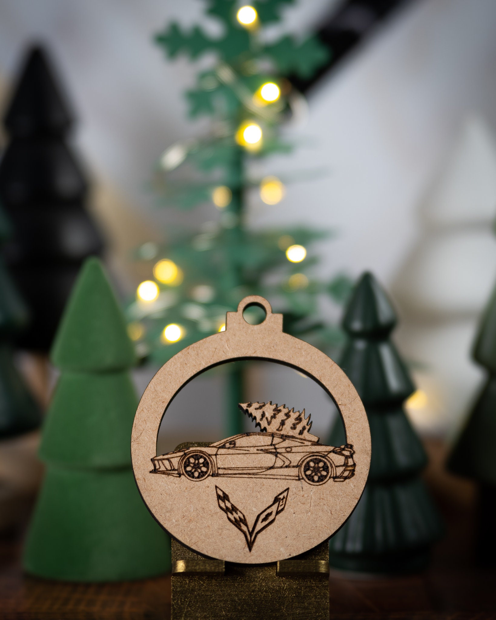 Chevrolet C8 Corvette Christmas Ornament. Made in USA - Etsy