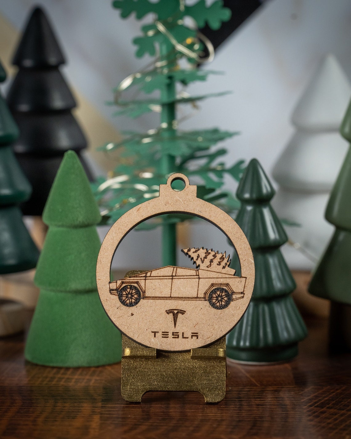 Tesla Cybertruck Christmas Ornament. Made in USA - Etsy
