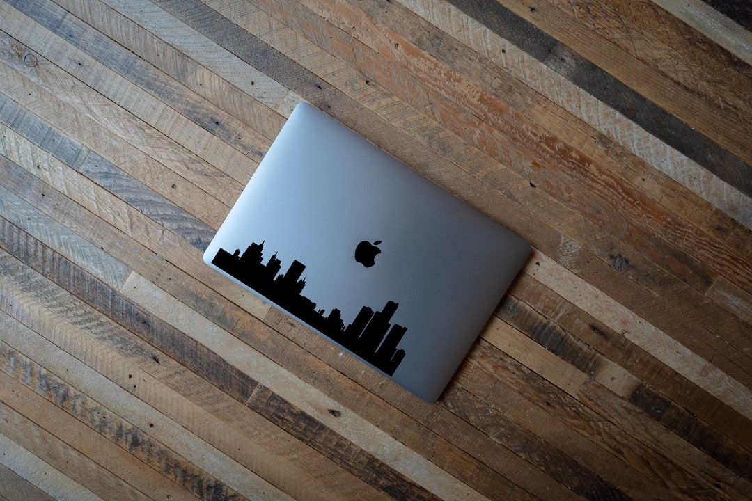 Detroit Skyline Laptop and Tablet Decal. Fits Macbook, Ipad, and Other ...