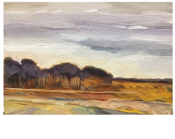 Prairie painting | Etsy