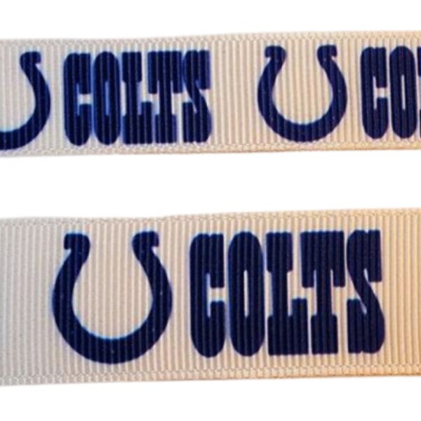 Colts Hair Bow - Etsy