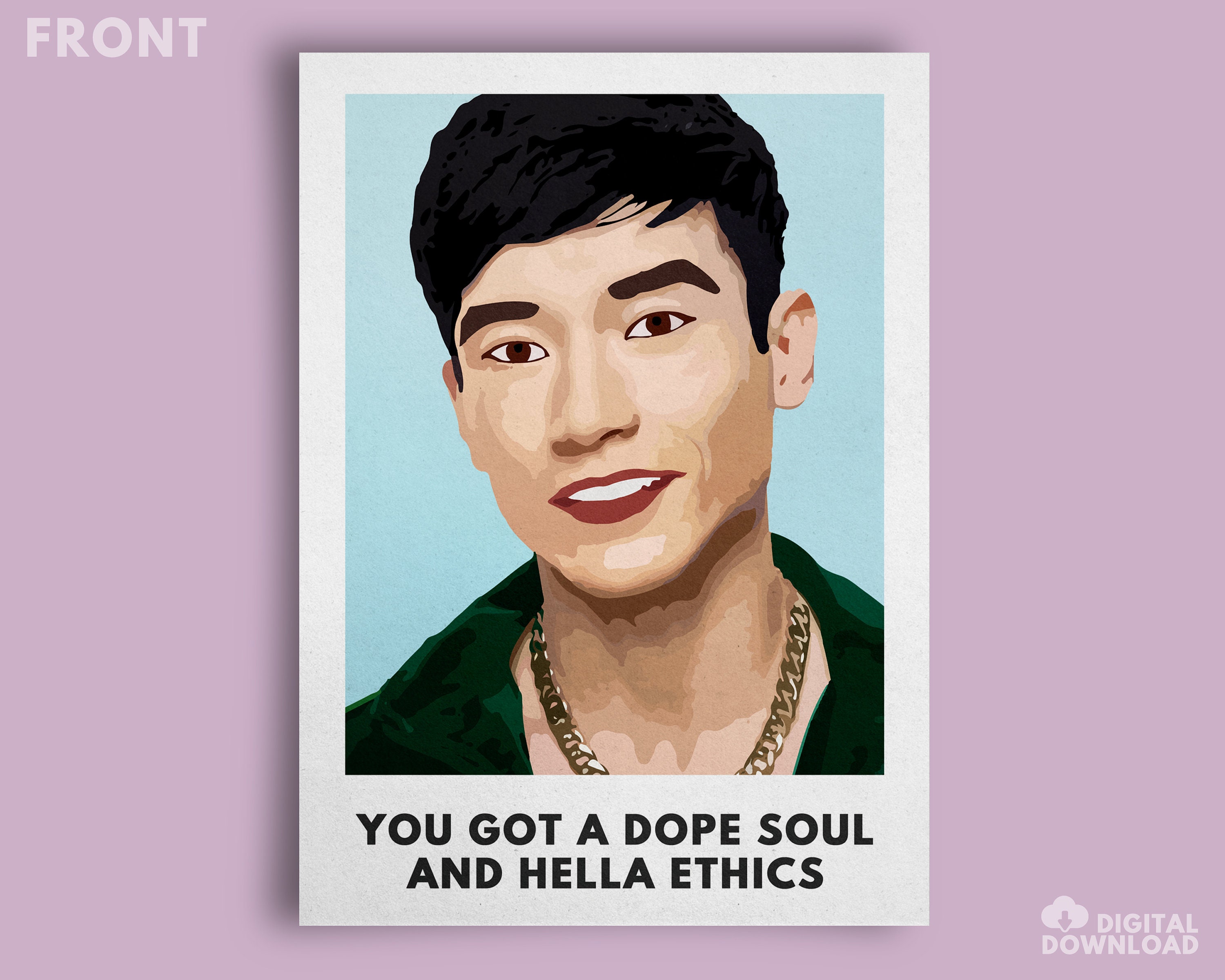 The Good Place Jason Mendoza Card / "you Got a Dope Soul and Hella ...