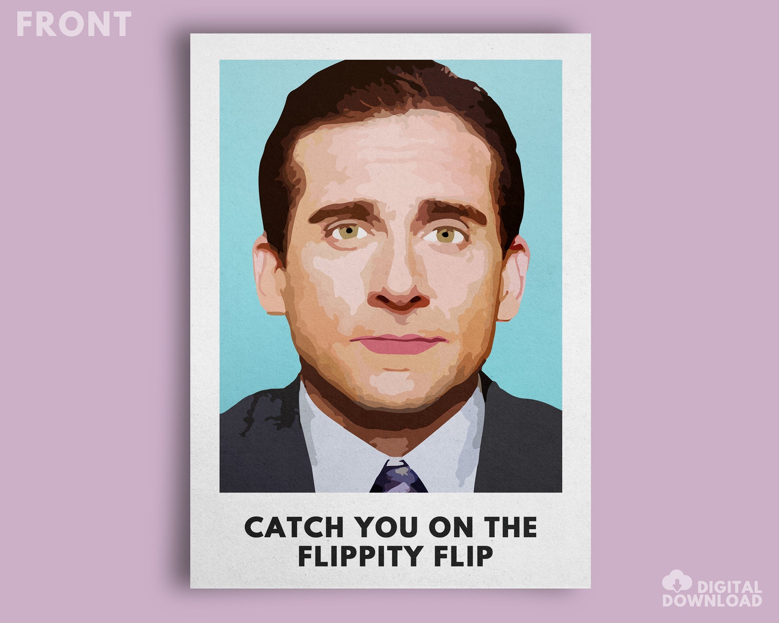 The Office Michael Scott Card / "catch You on the Flippity Flip ...
