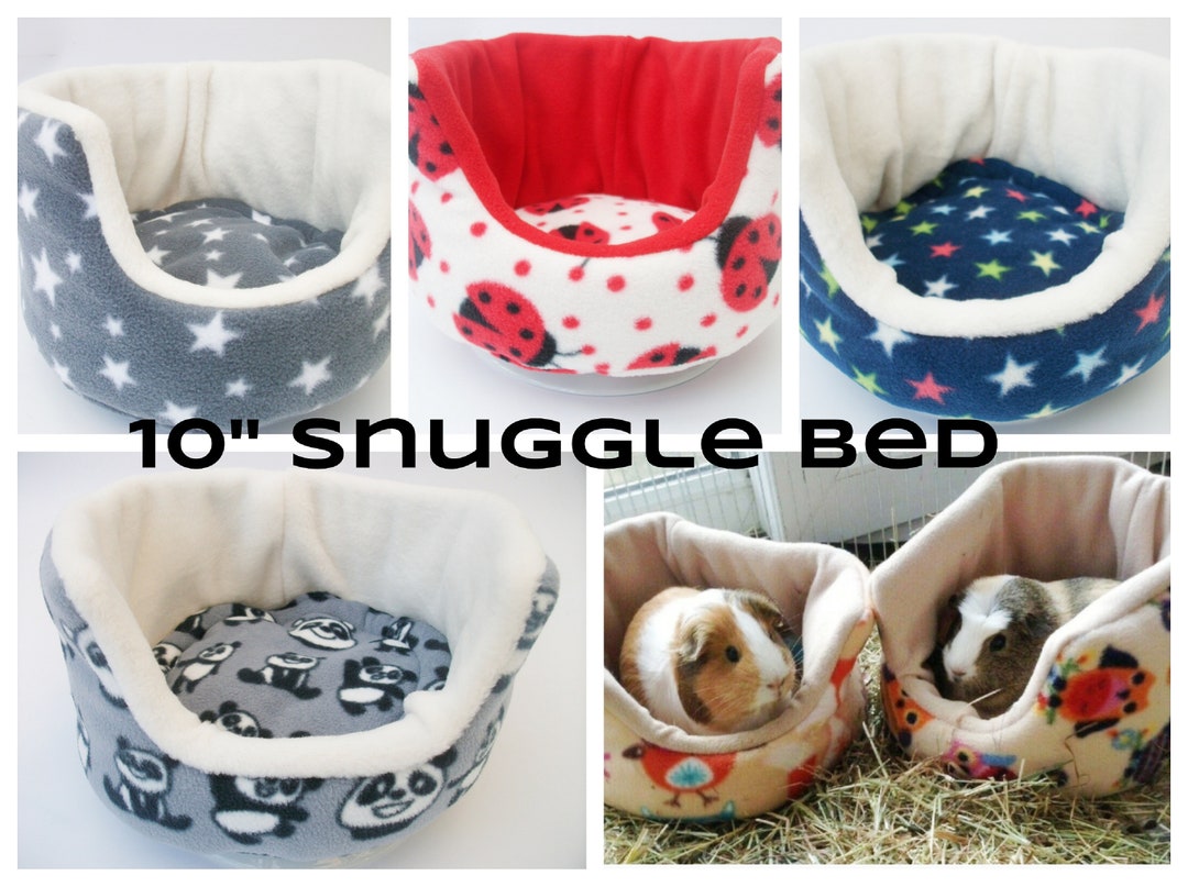 10" Soft Fleece Cuddle Cup** Guinea Pig Bed**with Removable Pad **small ...