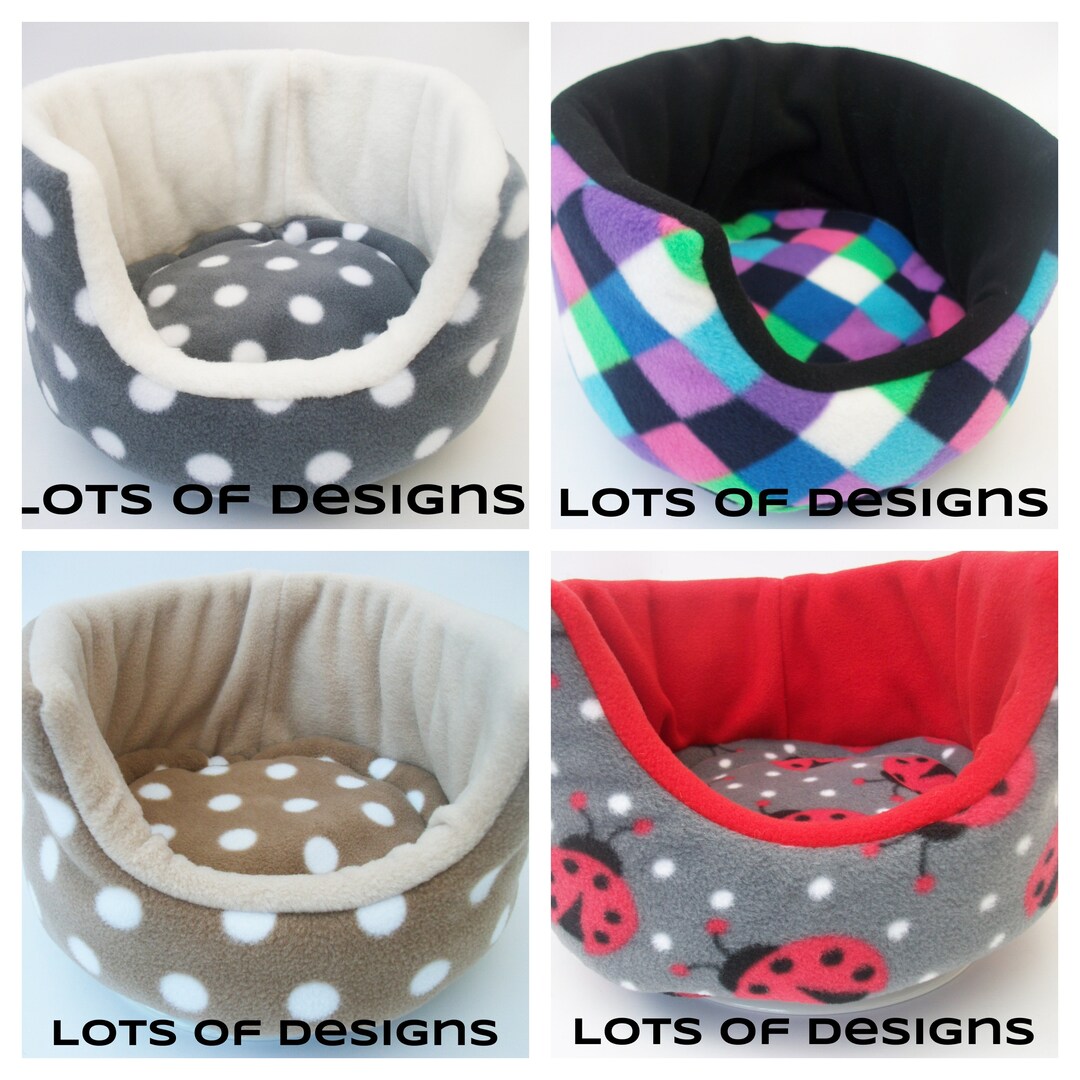 10" Cuddle Cup** Guinea Pig Bed**with Removable Pad **small Animal ...