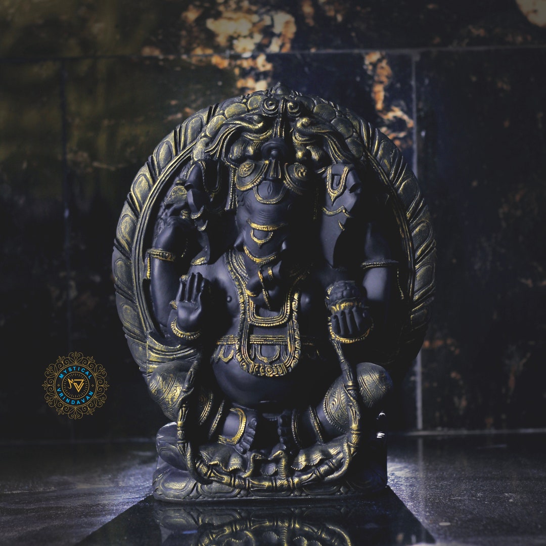 Lord Ganesh Handmade Statue for Home Temples and Altars/harekrishna ...