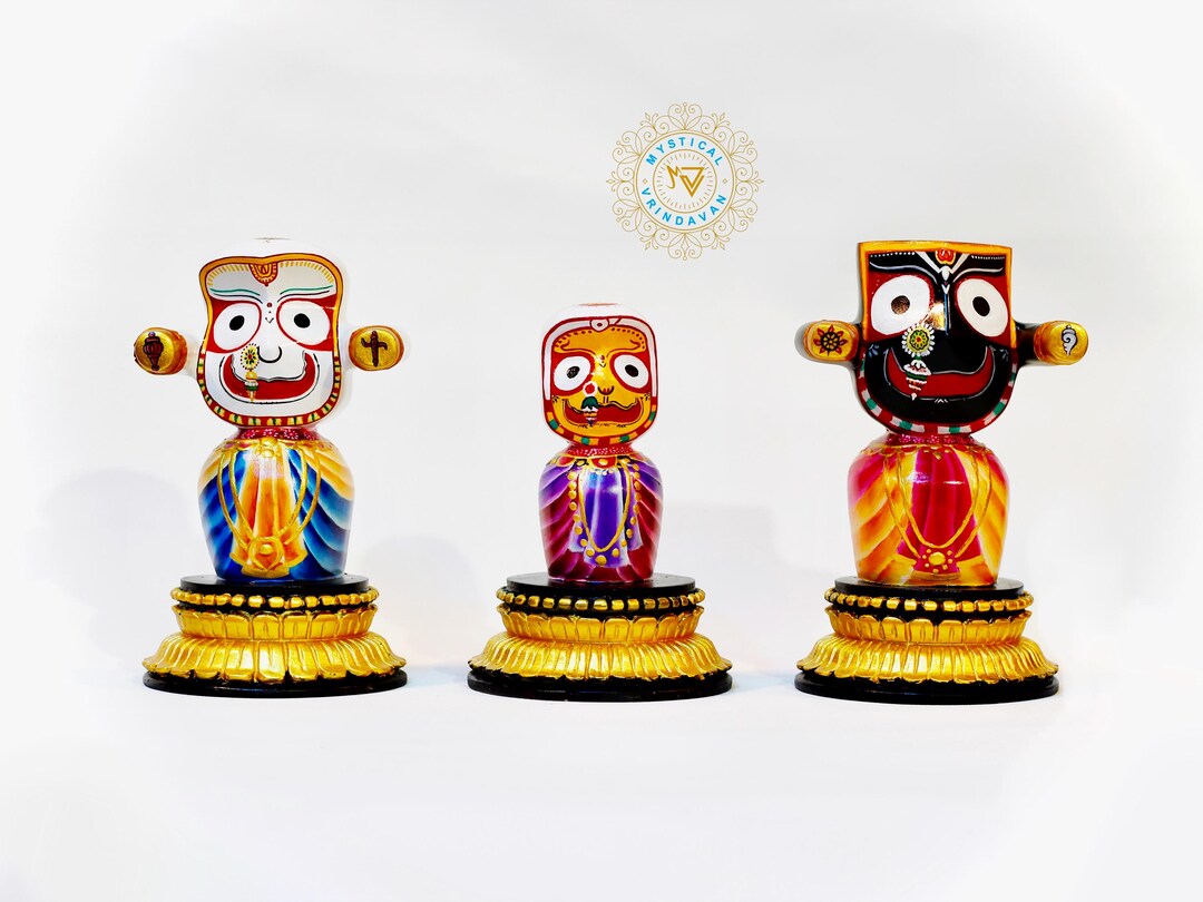 Traditional Jagannath, Subhadra, Balabhadra Statue/handcrafted Indian ...