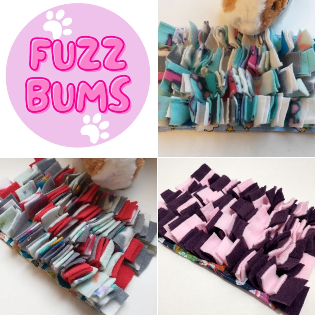 CUSTOM Small Animal Snuffle Mat Foraging Enrichment Toy Slow Feeding ...