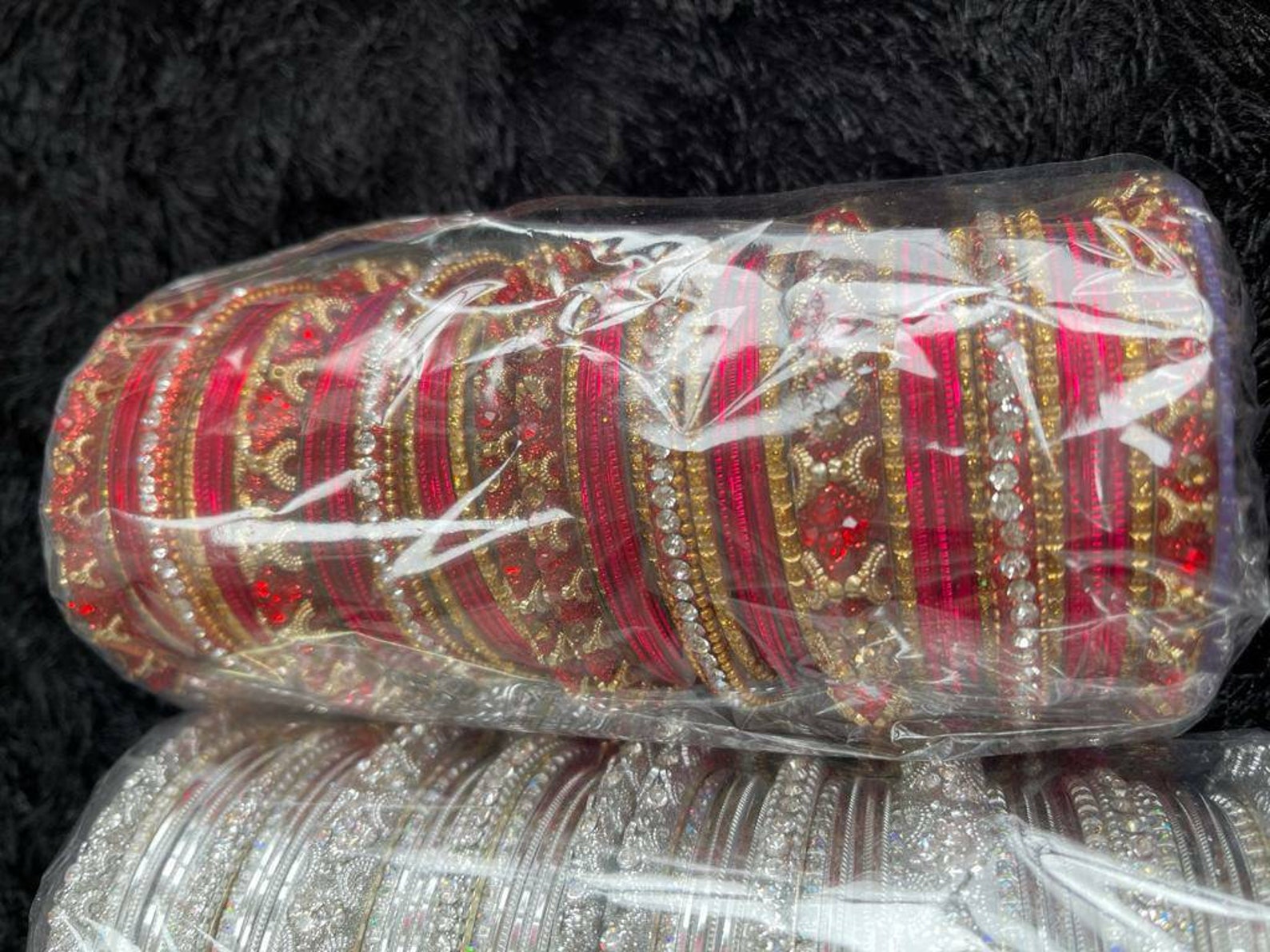 Indian Traditional red & Gold bridal bangles bracelets | Etsy