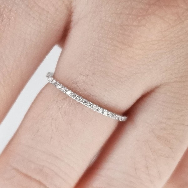 Micro Pave Ring - Etsy