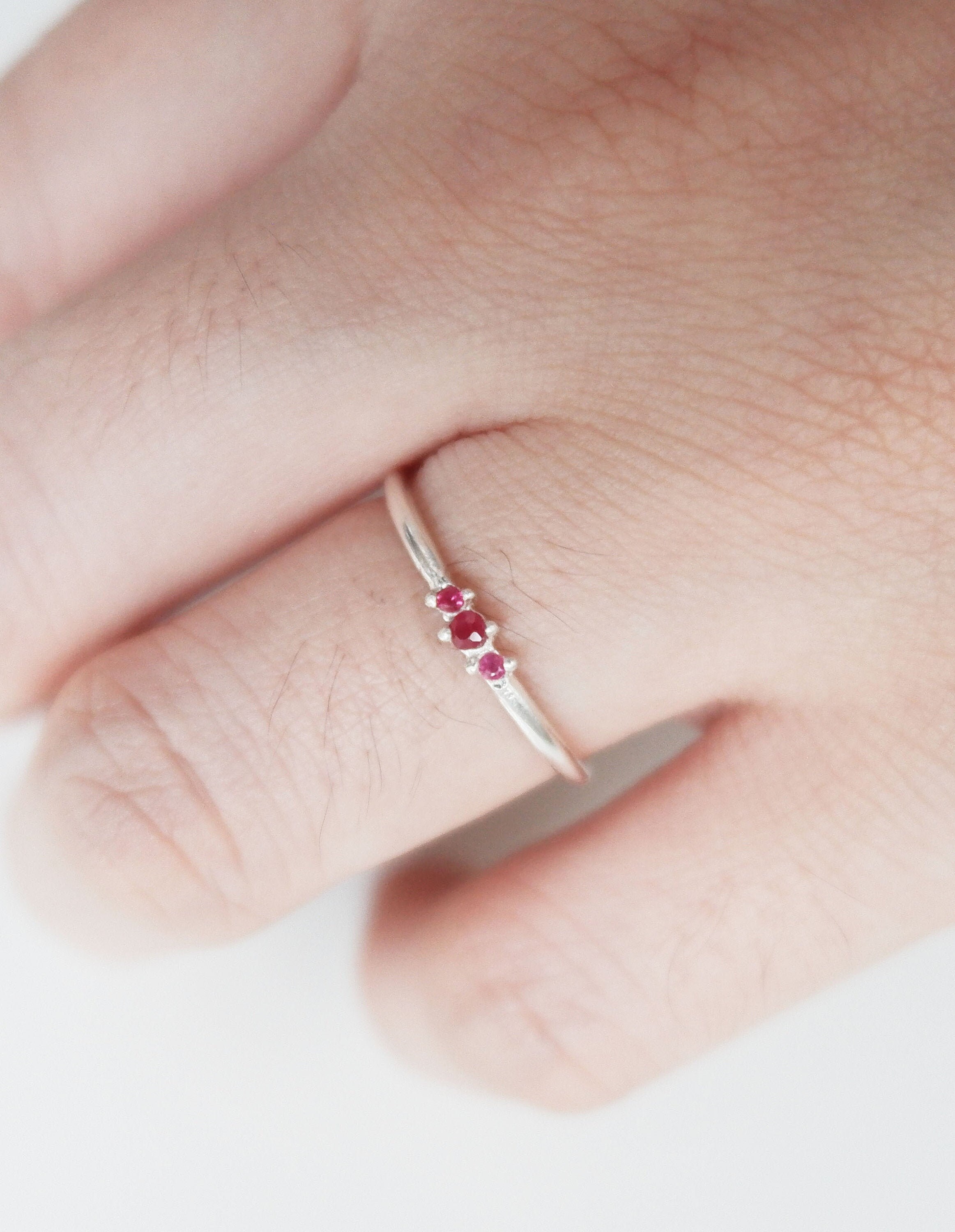 14k Gold Ruby Ring 14k Gold Ruby Ring 14k Gold Minimalist - Etsy