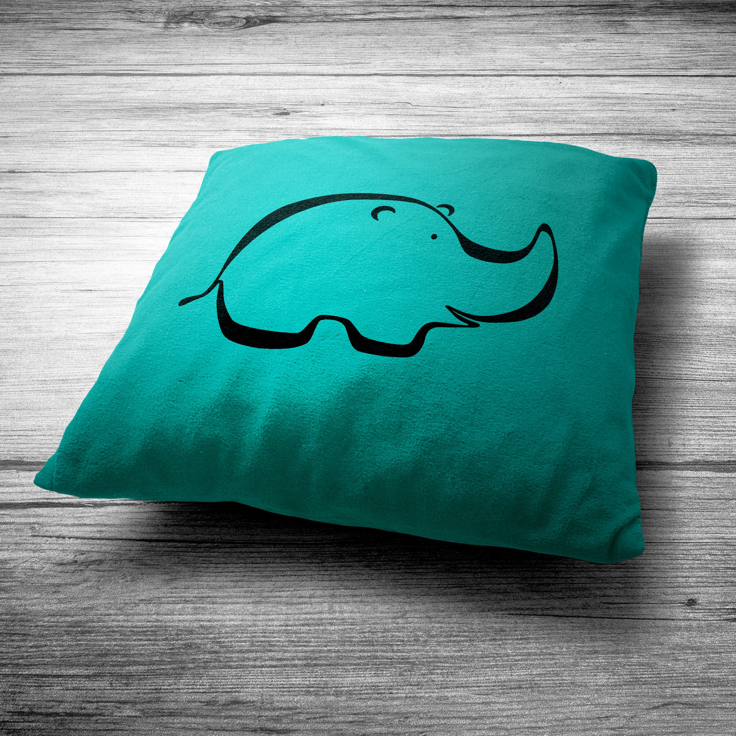 Cute Rhino Digital Art - Vinyl Cut File - SVG - Download - Etsy