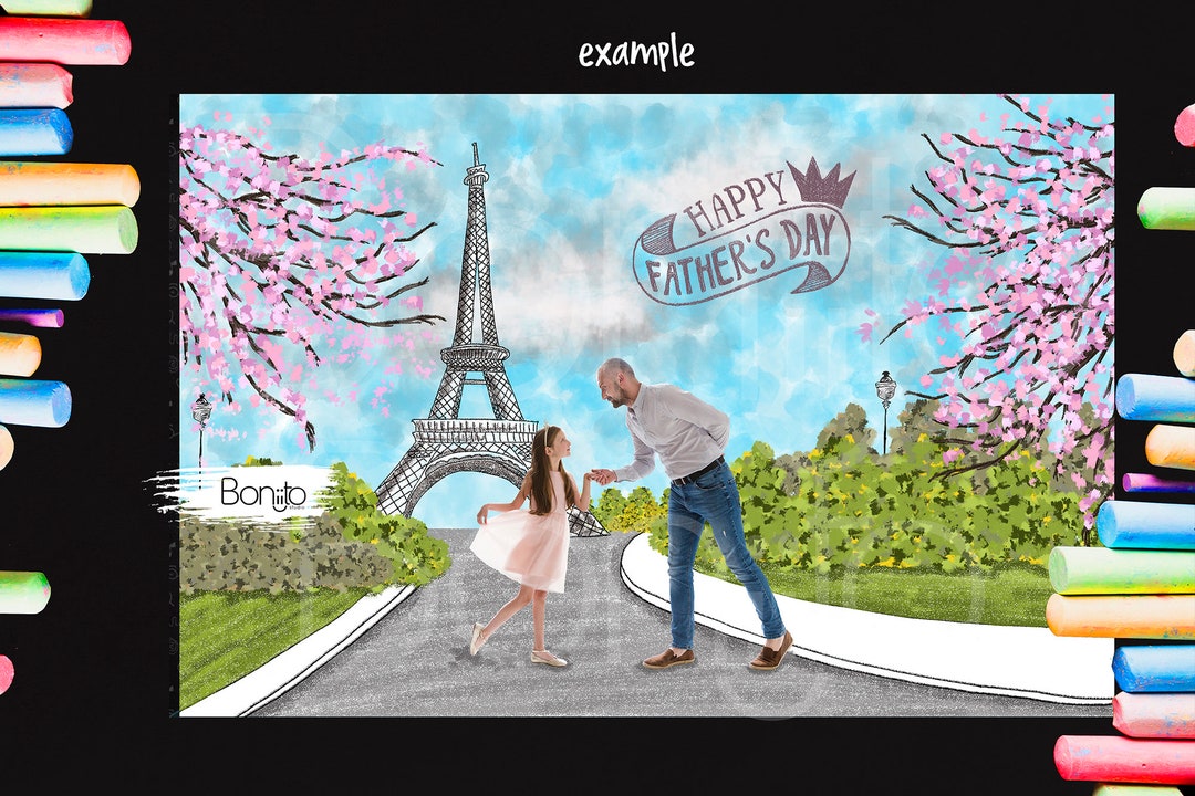 Paris, Overlay, Bestfatherever, Father's Day, Template, Design ...