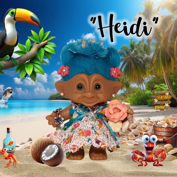 Hawaiian Troll - Etsy