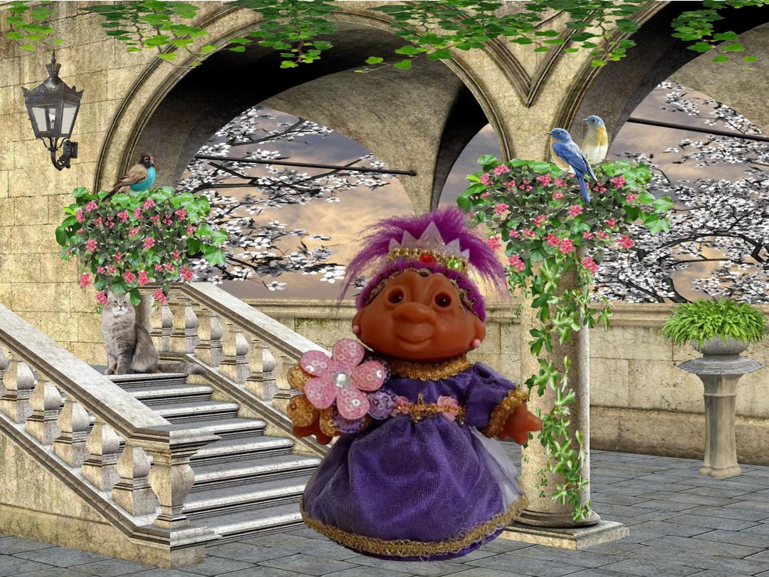 Vintage Totally Troll Playmates Doll - "princess Afton" - Etsy