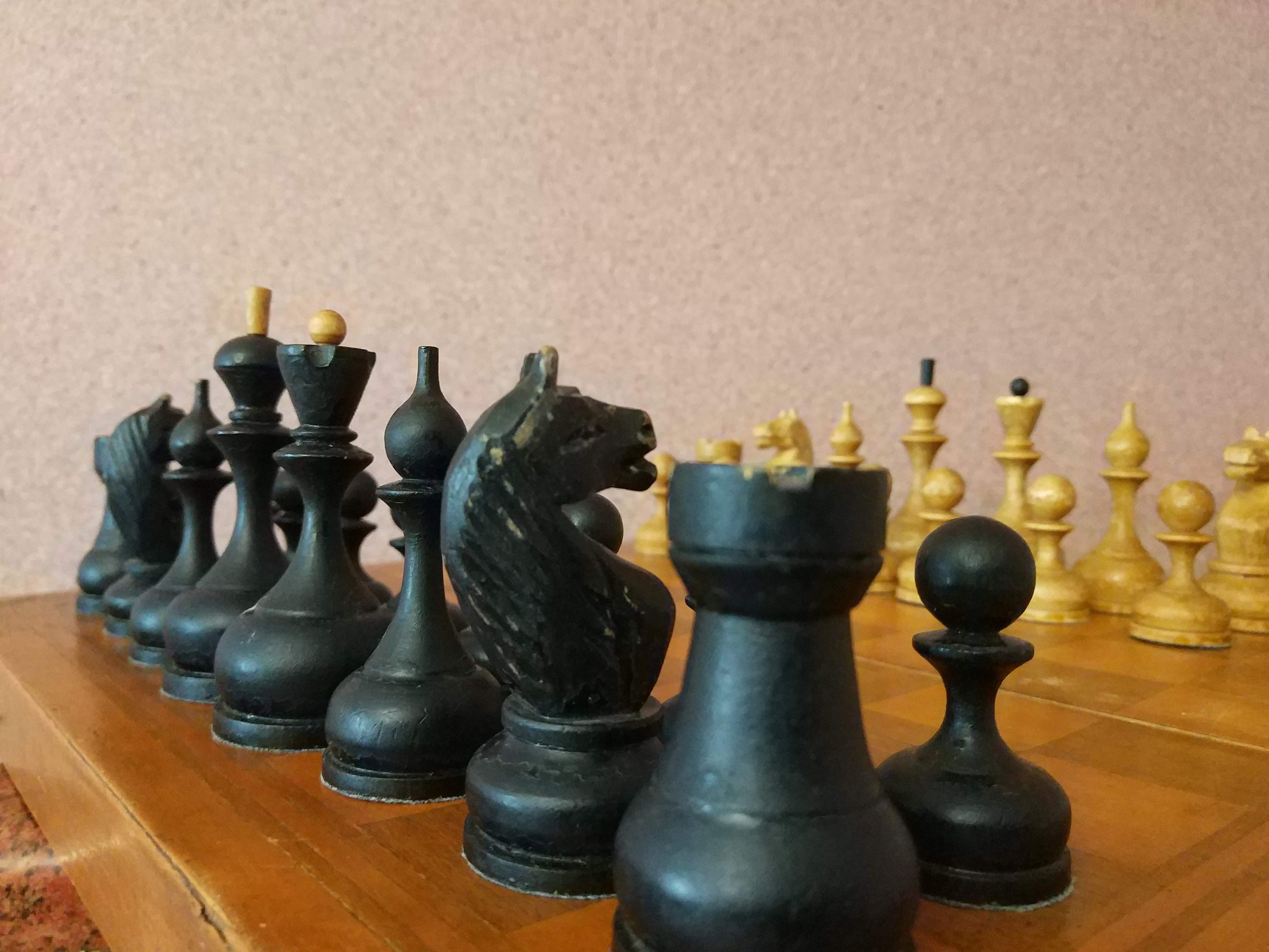 Vintage Soviet Tournament Chess Set Big Wooden Russian Chess | Etsy
