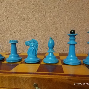 Soviet Chess Vintage Beautiful Old-fashioned Chess in Russia - Etsy