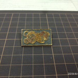 Metal Soviet Sports Badge Team Members 1980s Memorial Badge of the ...