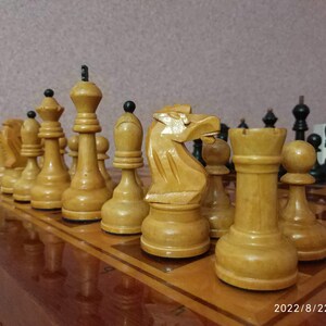 Grandmaster Set Vintage Soviet Tournament Chess Set Big - Etsy