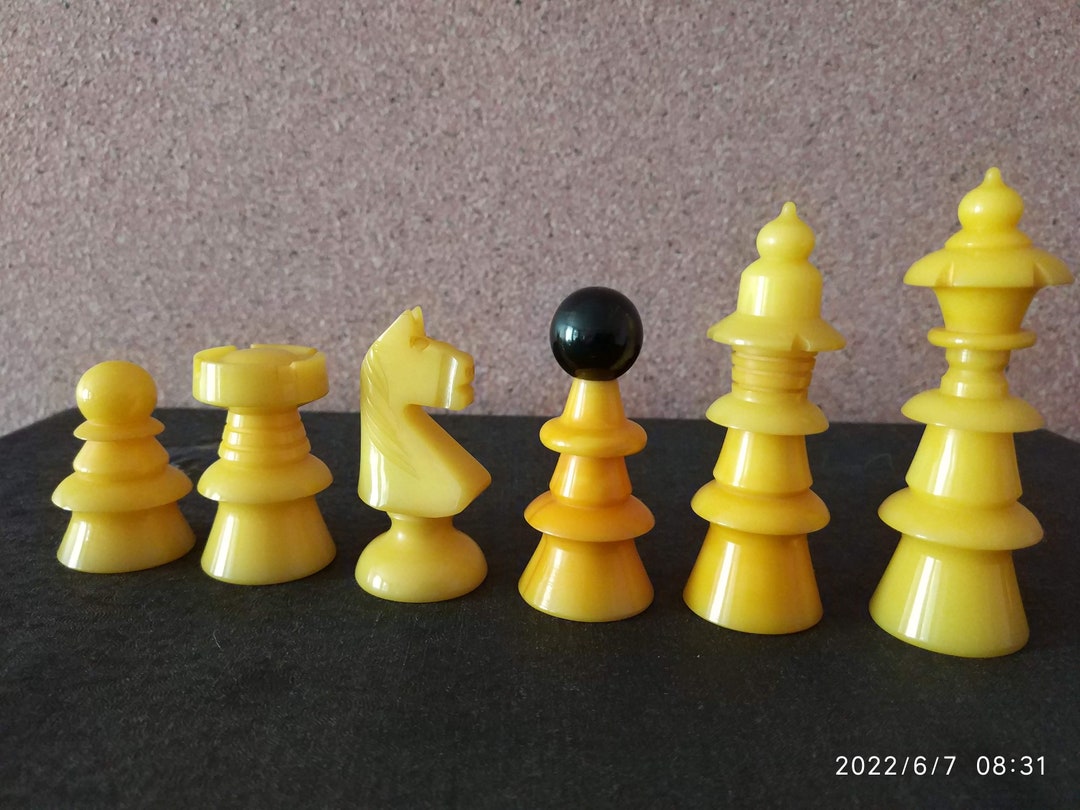 Chess Pieces, Chess Set "coffee House", Chess Pieces in a Box, Gift ...