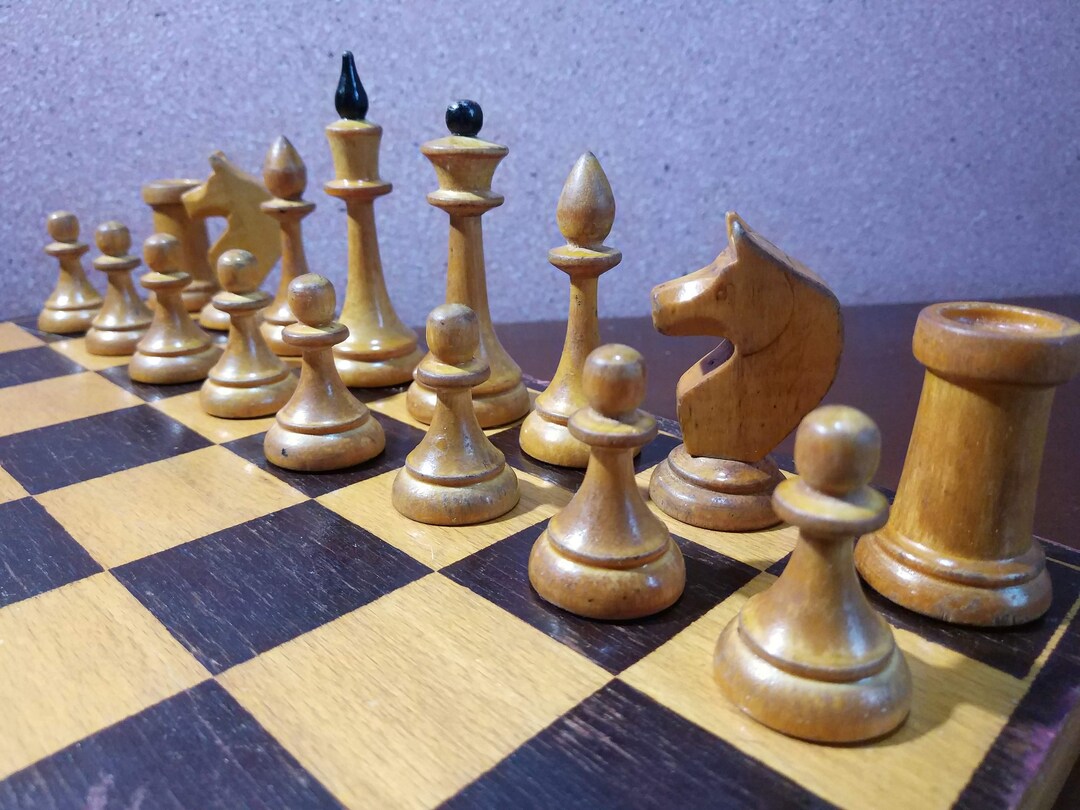 Old Soviet Chess Set From the Movie "the Queen's Gambit" - Etsy