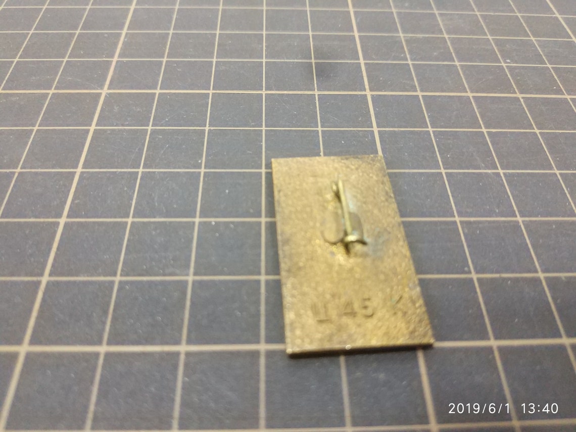 Metal Soviet Sports Badge Team Members 1980s Memorial Badge of | Etsy