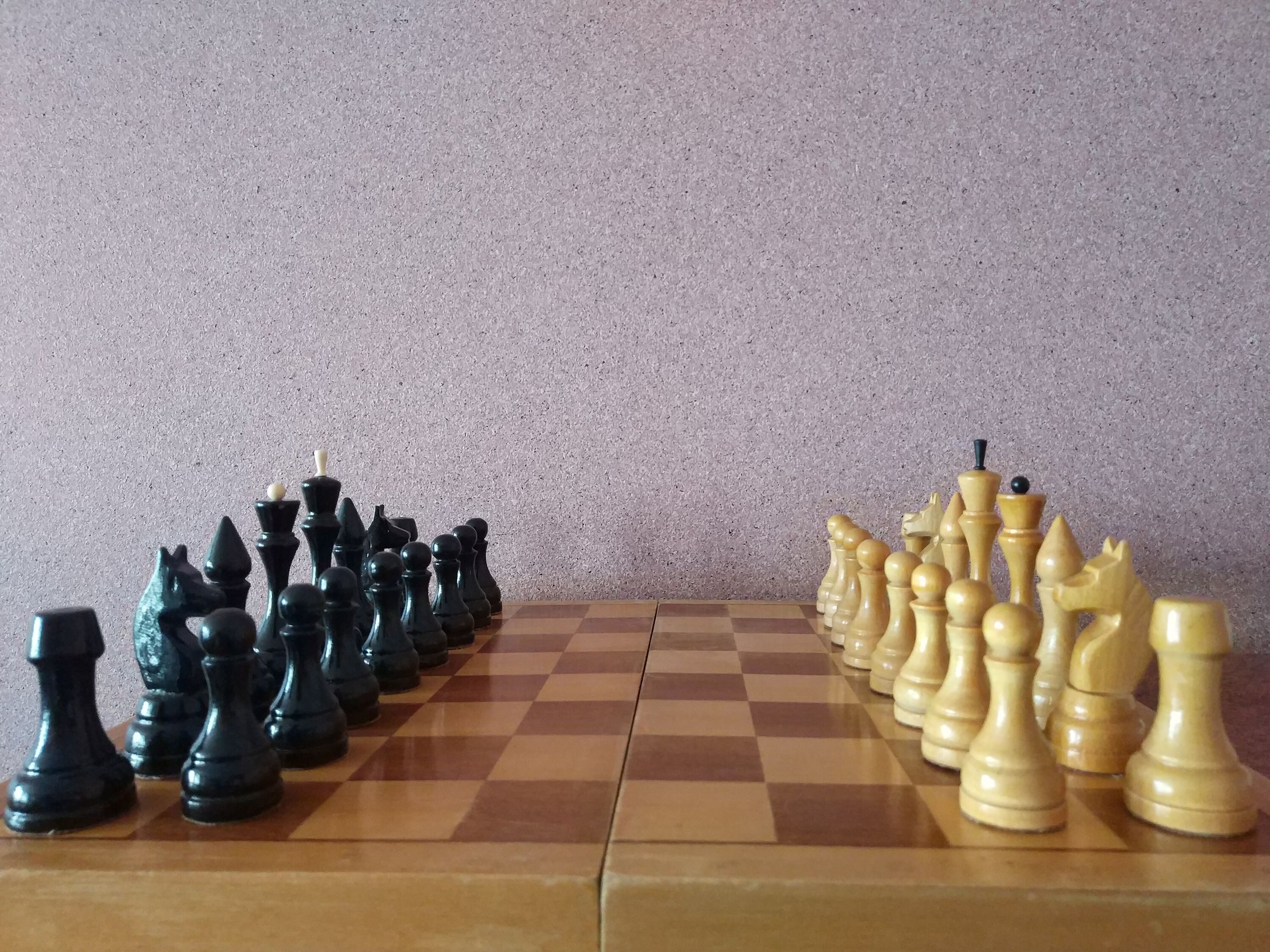 Vintage Soviet Tournament Chess Set, Big Wooden Russian Chessmen USSR ...