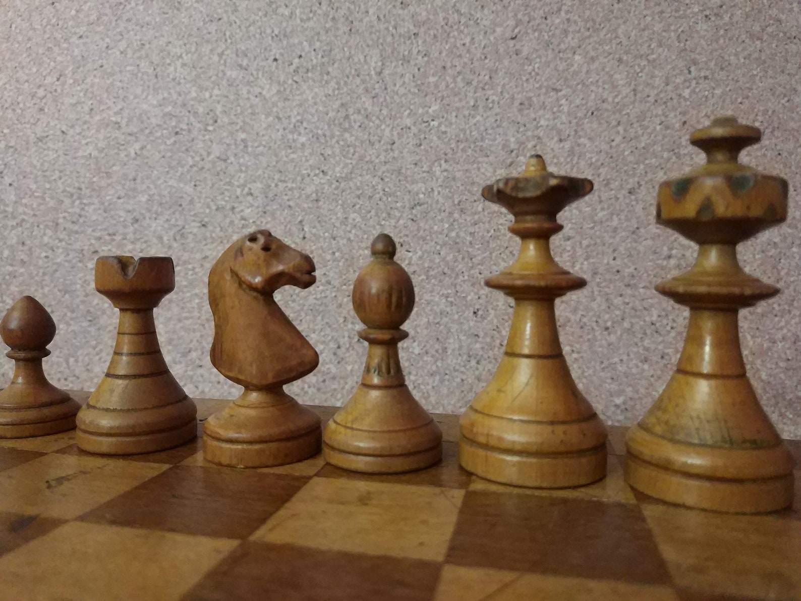 German chess pieces Chess set 1940s Chess Vintage chess | Etsy