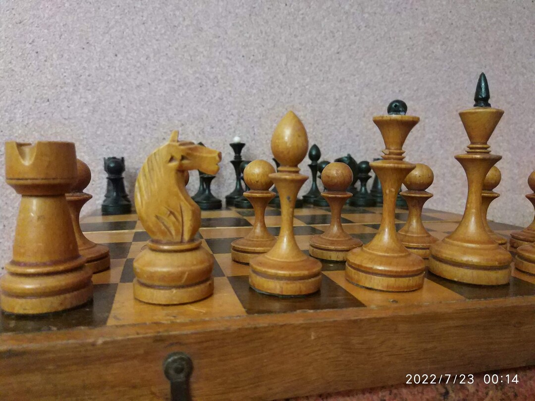 Chess of the Soviet Period, USSR Chess Set - Etsy