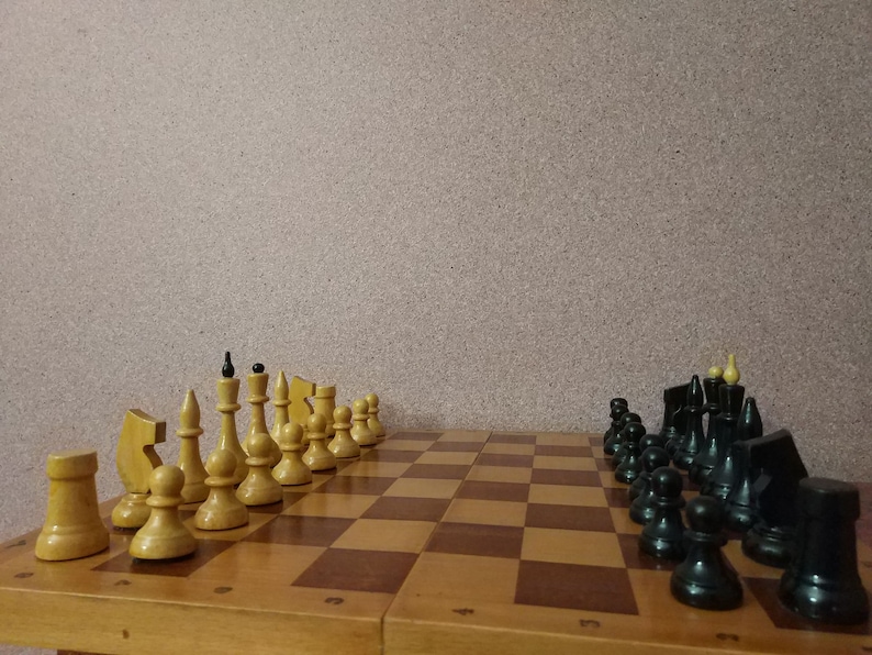 Soviet Chess Set Russian Vintage Chess Game USSR Rare - Etsy