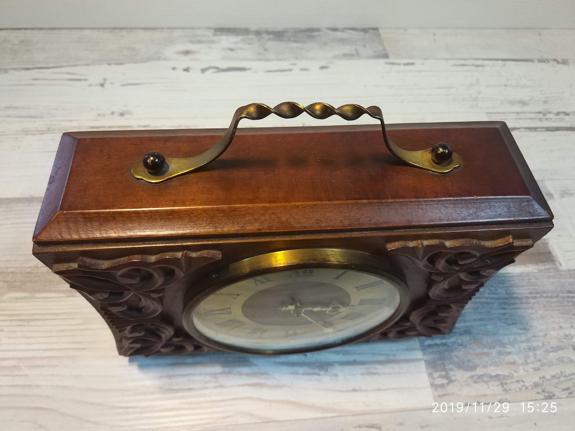 Soviet Mechanical Clock Vesna Vintage Clock Soviet Clock - Etsy