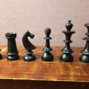 Coffeehouse Wooden Set, Old Vienna Chess, Coffee House Chess, Very ...